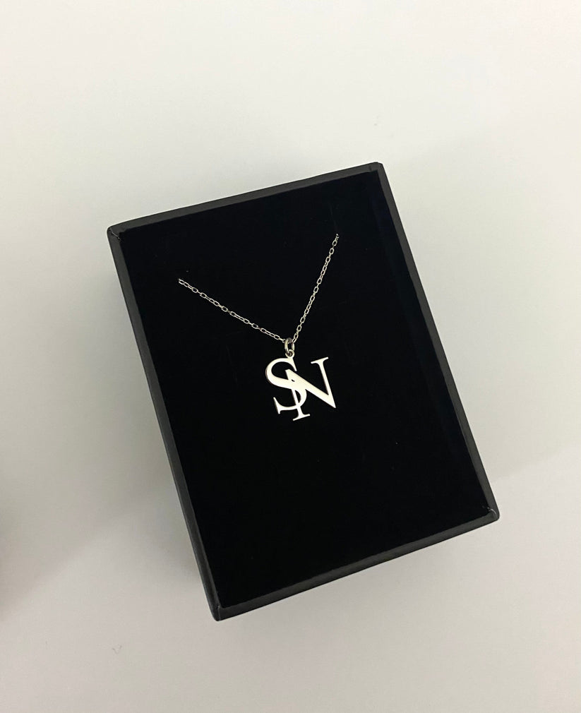 Double Initials Necklace – OnzeJewellery
